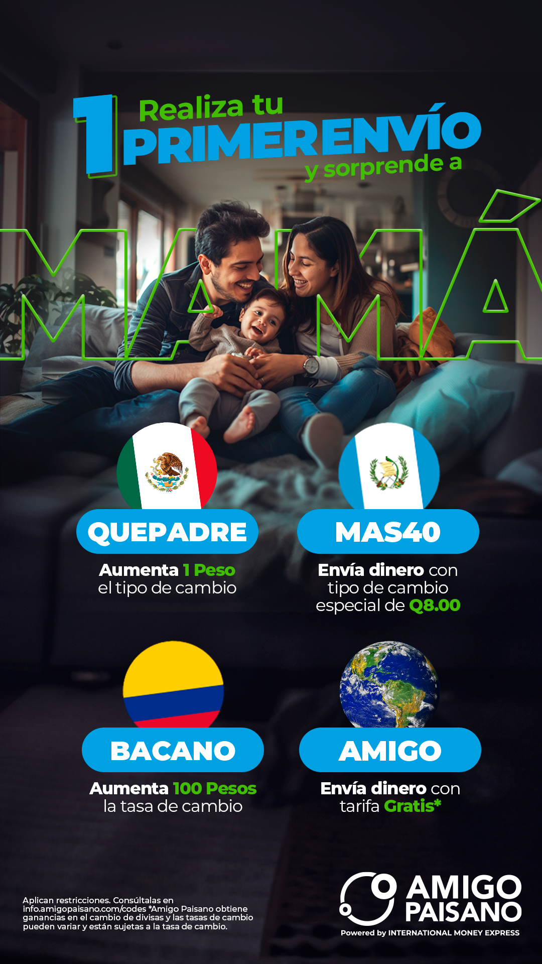 Super códigos - Reglas, Términos y Condiciones