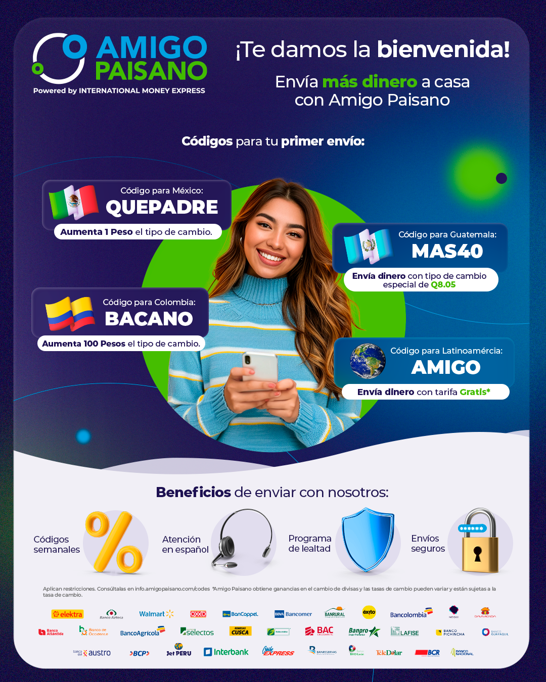 Super códigos - Reglas, Términos y Condiciones