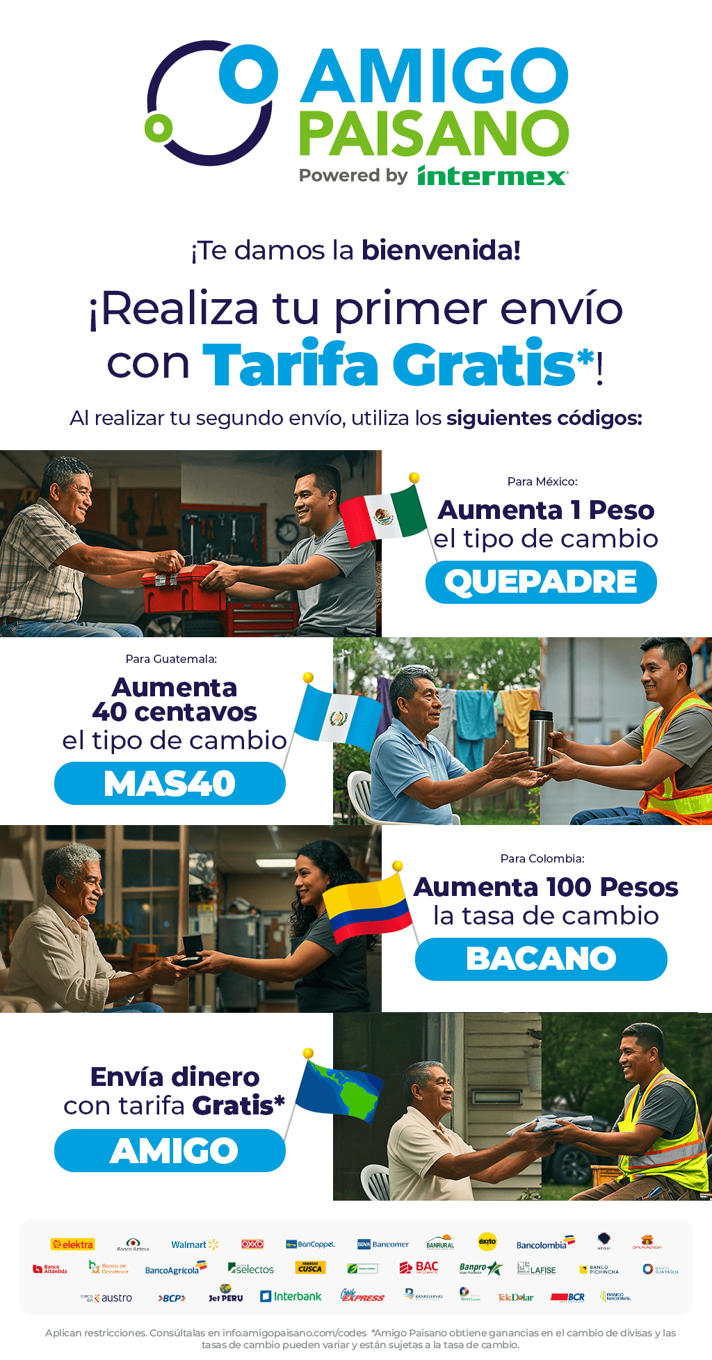 Super códigos - Reglas, Términos y Condiciones